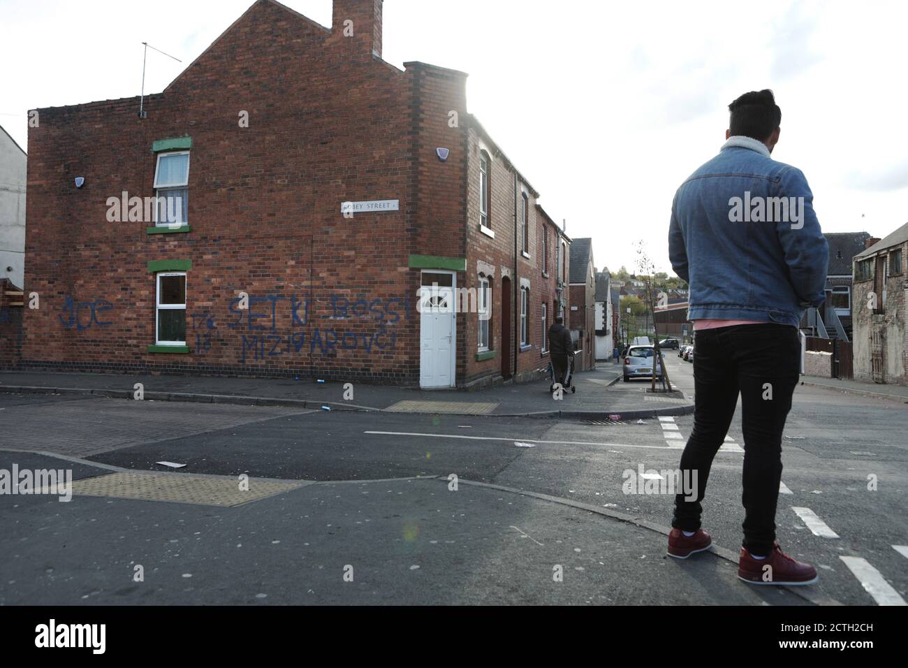 Roma community in Page Hall Sheffield Stock Photo - Alamy