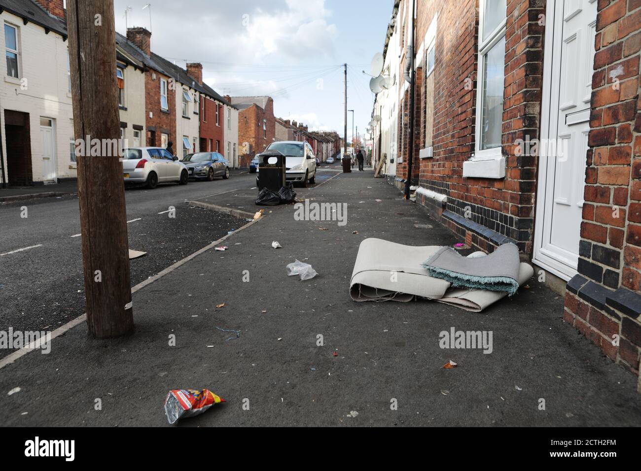 Roma community in Page Hall Sheffield Stock Photo - Alamy