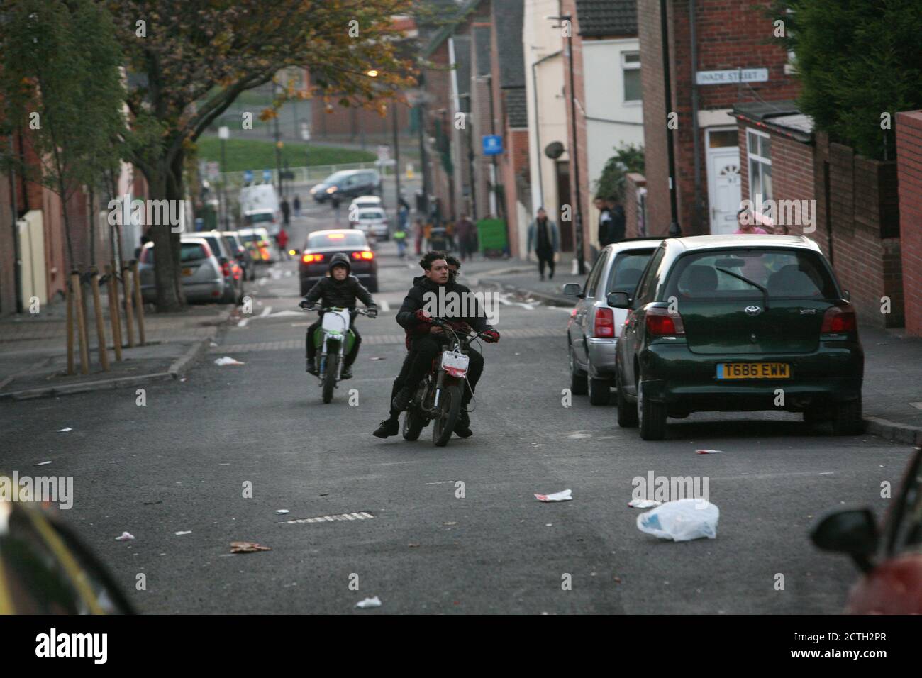 Roma community in Page Hall Sheffield Stock Photo - Alamy