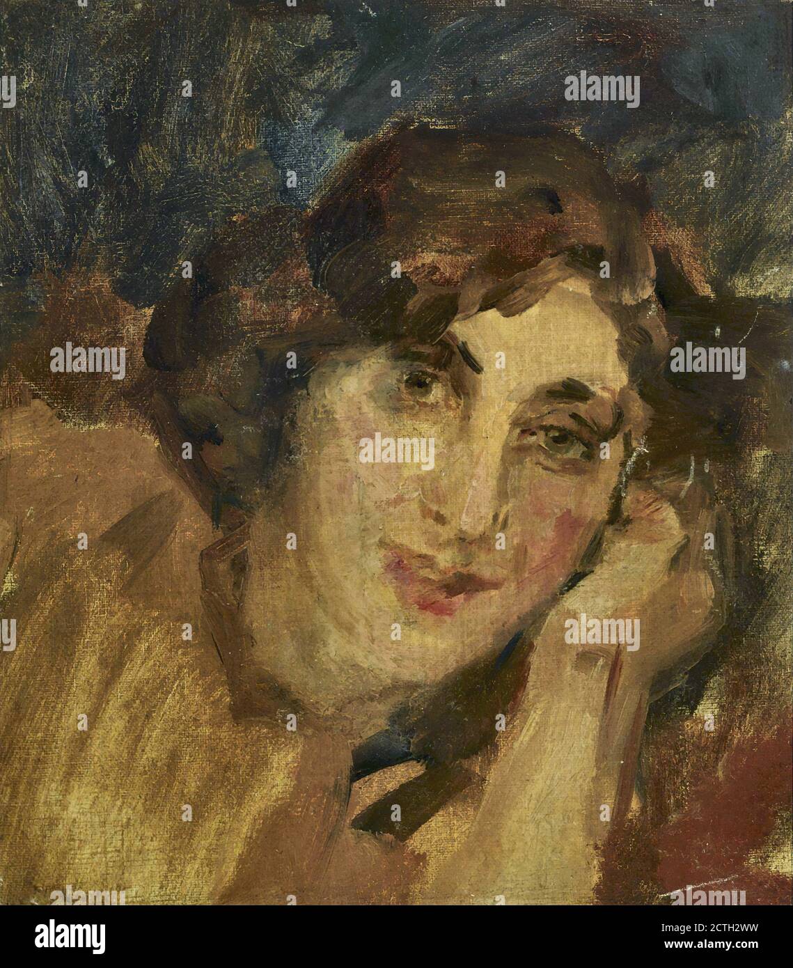 Israels Isaac - a Pensive Moment (Sophie De Vries) - Dutch School ...