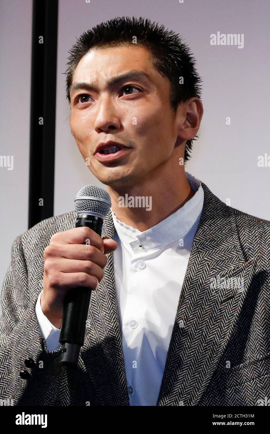September 23, 2020, Tokyo, Japan: Japanese actor Eita Okuno speaks ...