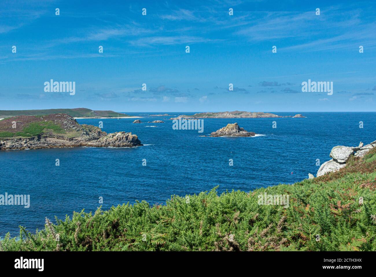 The northern coast of St Martin's and White Island, Isles of Scilly ...