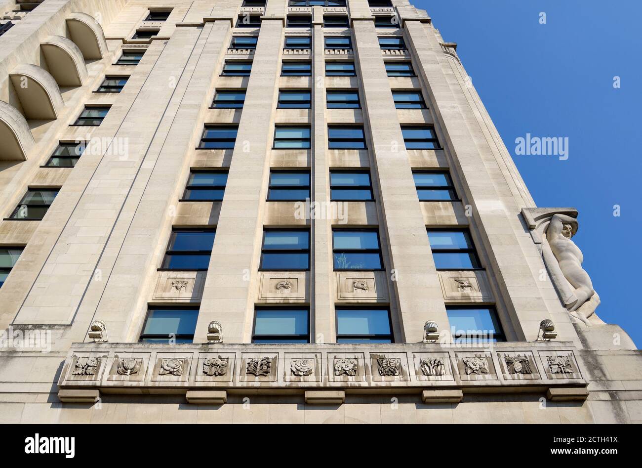 London, England, UK. New Adelphi Building, Adam Street / Victoria ...