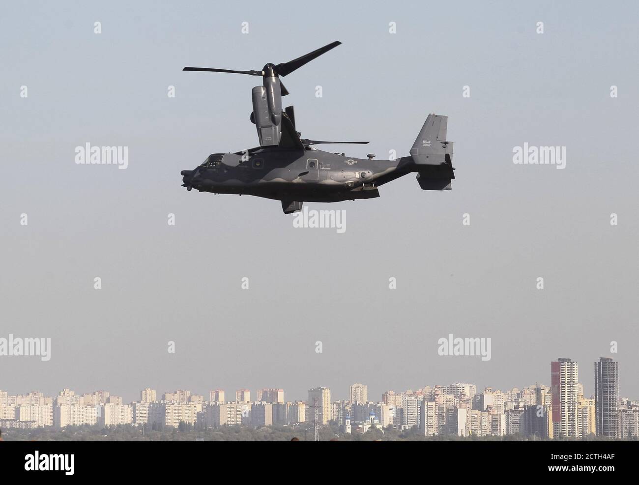 Kiev, Ukraine. 23rd Sep, 2020. A U.S. CV-22B Osprey tilt-rotor aircraft ...