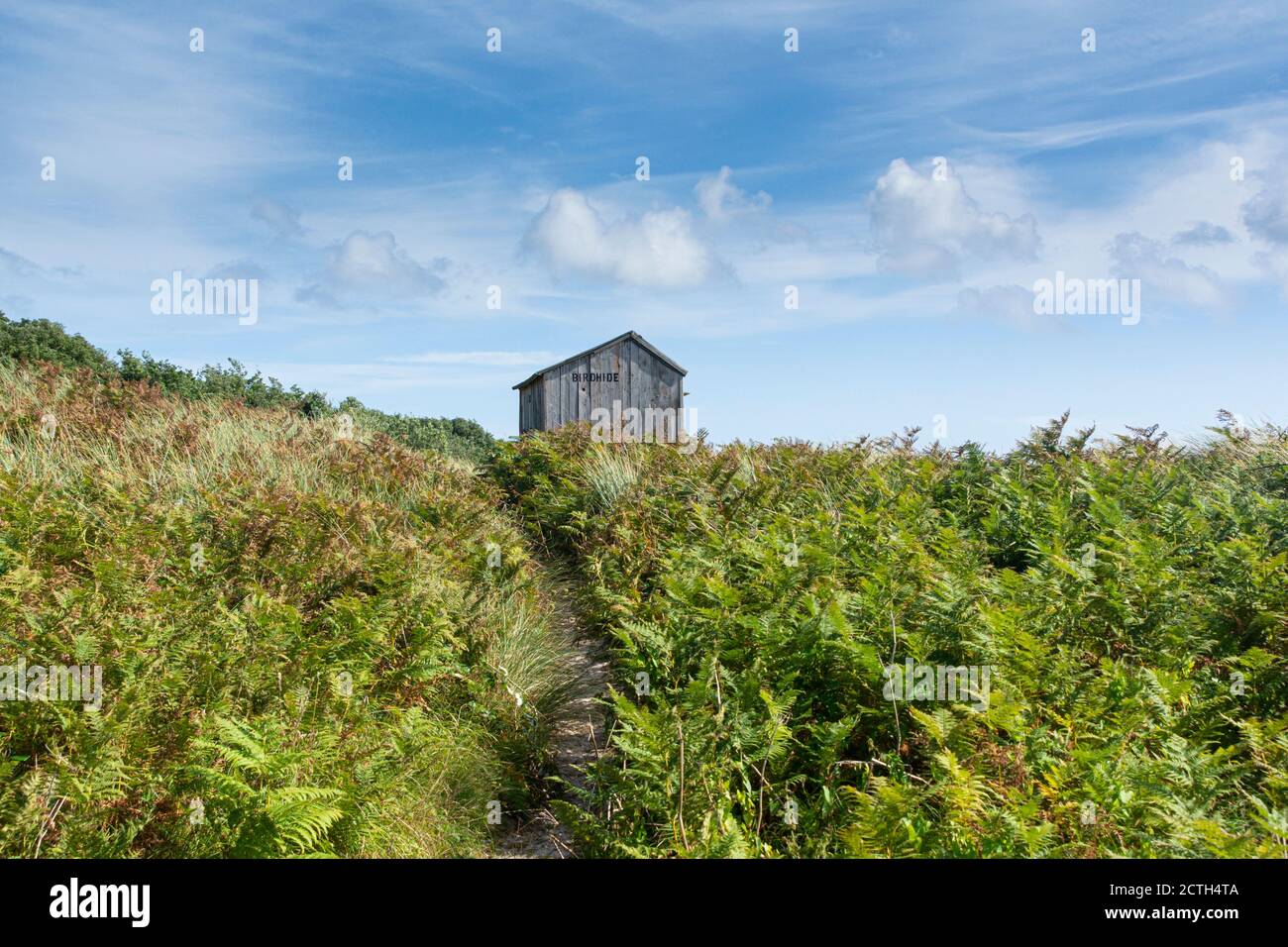 Bird hide on path hi-res stock photography and images - Alamy