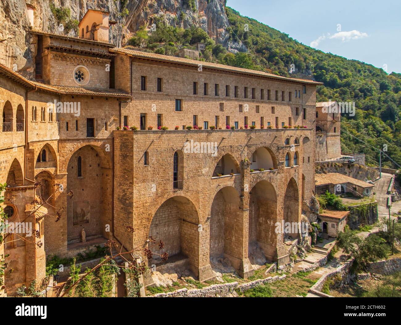 Main sight of Subiaco and one of the most beautiful Benedictine ...