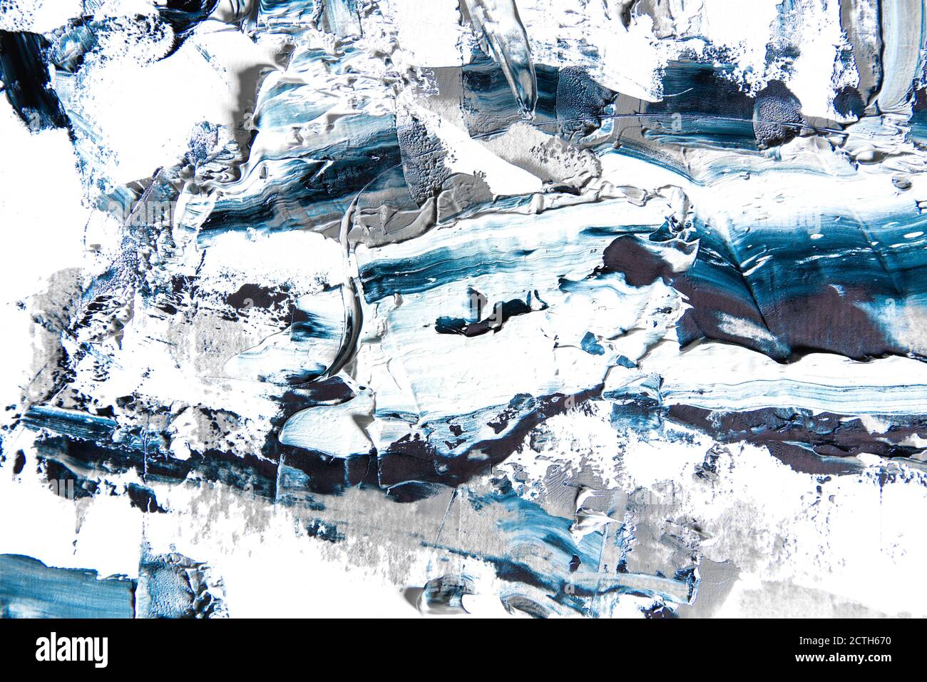 Ocean. Cream textured painting on seamless background, abstract artwork ...