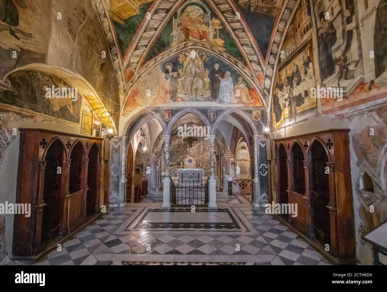 Main sight of Subiaco and one of the most beautiful Benedictine ...