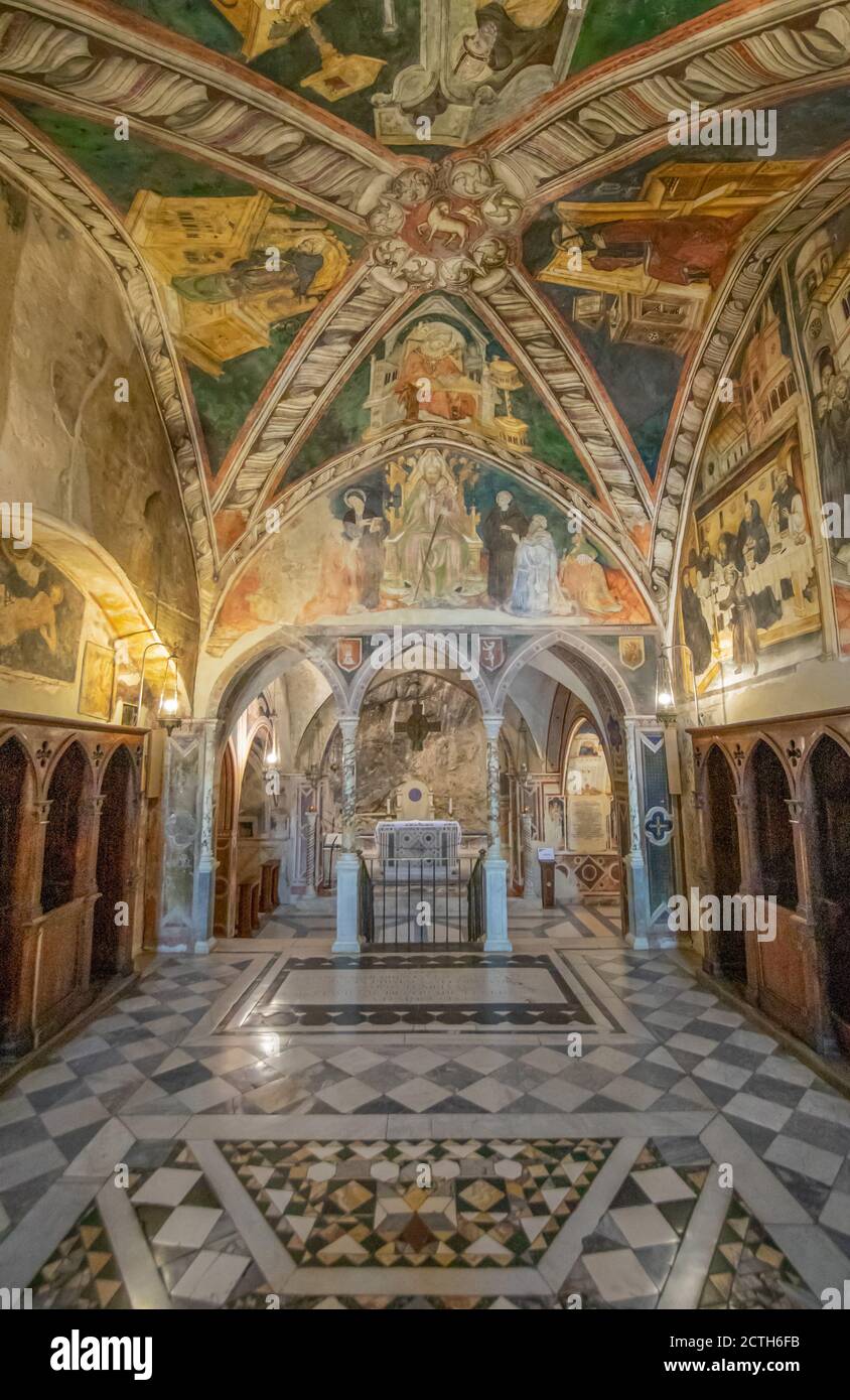 Main sight of Subiaco and one of the most beautiful Benedictine ...