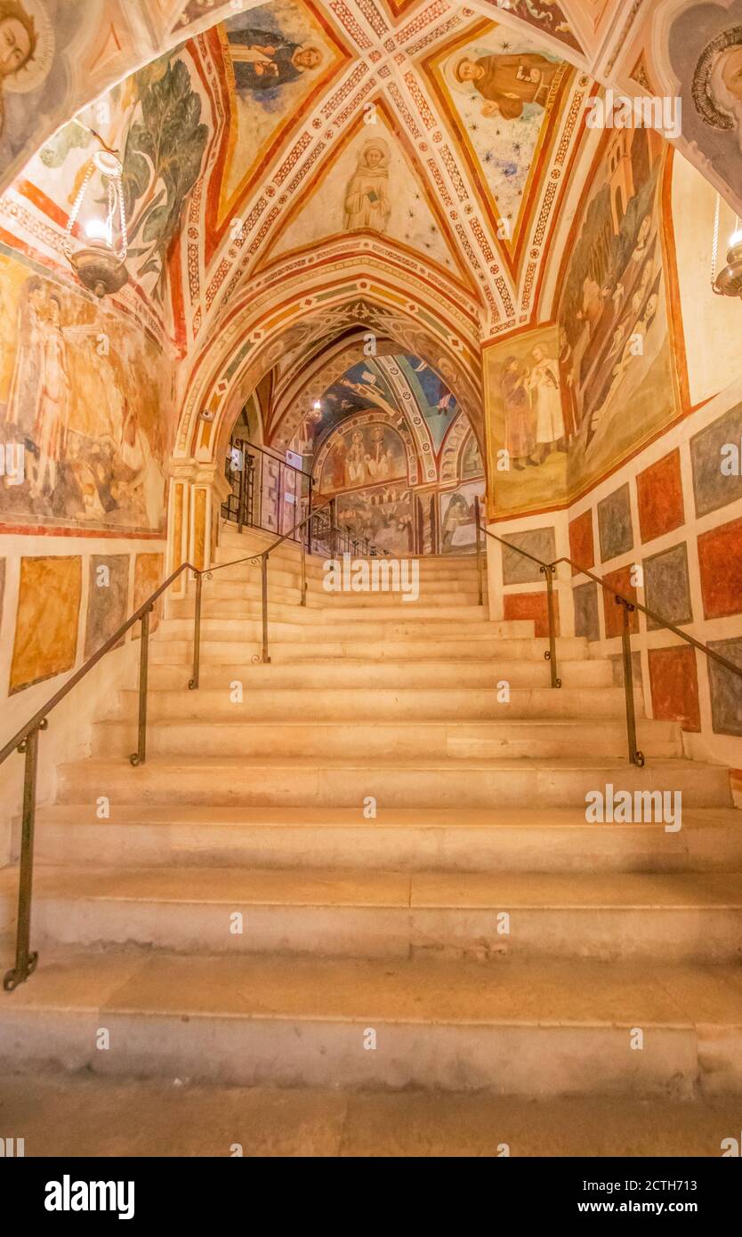 Main sight of Subiaco and one of the most beautiful Benedictine ...