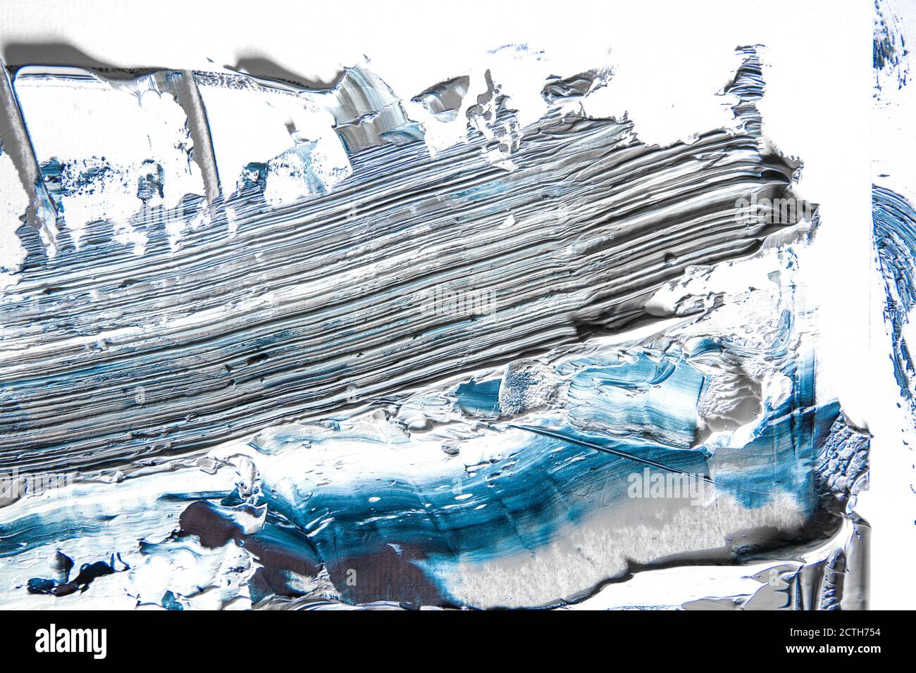 Ocean. Cream textured painting on seamless background, abstract artwork ...