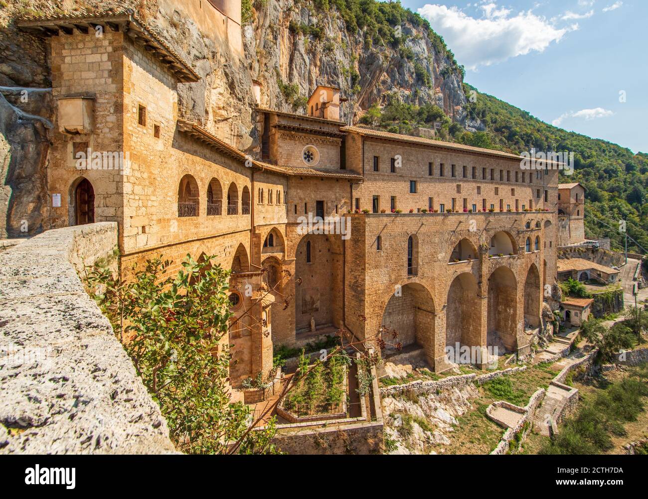 Main sight of Subiaco and one of the most beautiful Benedictine ...