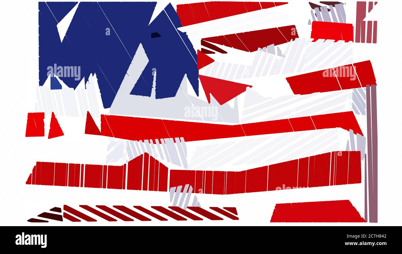 Flag of the United States of America, modern and current design ...