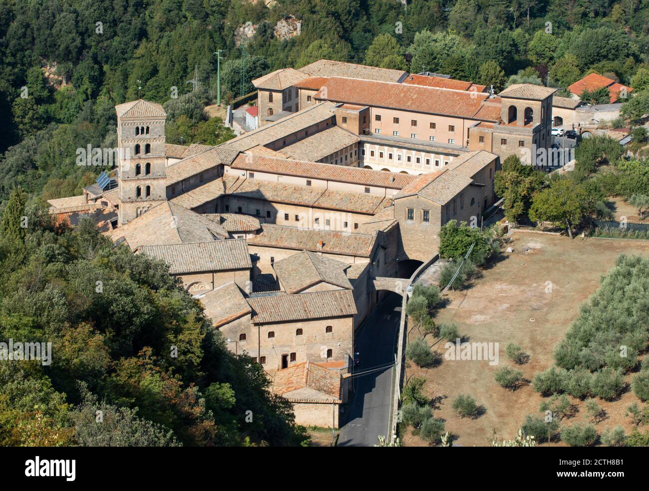 Subiaco, Italy - one of the 12 monasteries founded in Subiaco by ...