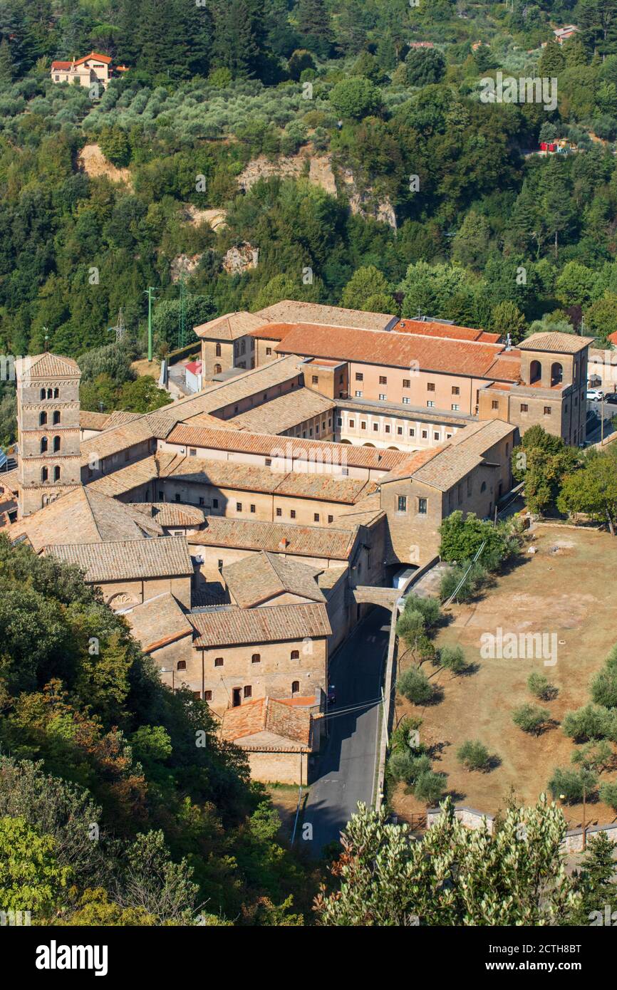 Subiaco, Italy - one of the 12 monasteries founded in Subiaco by ...