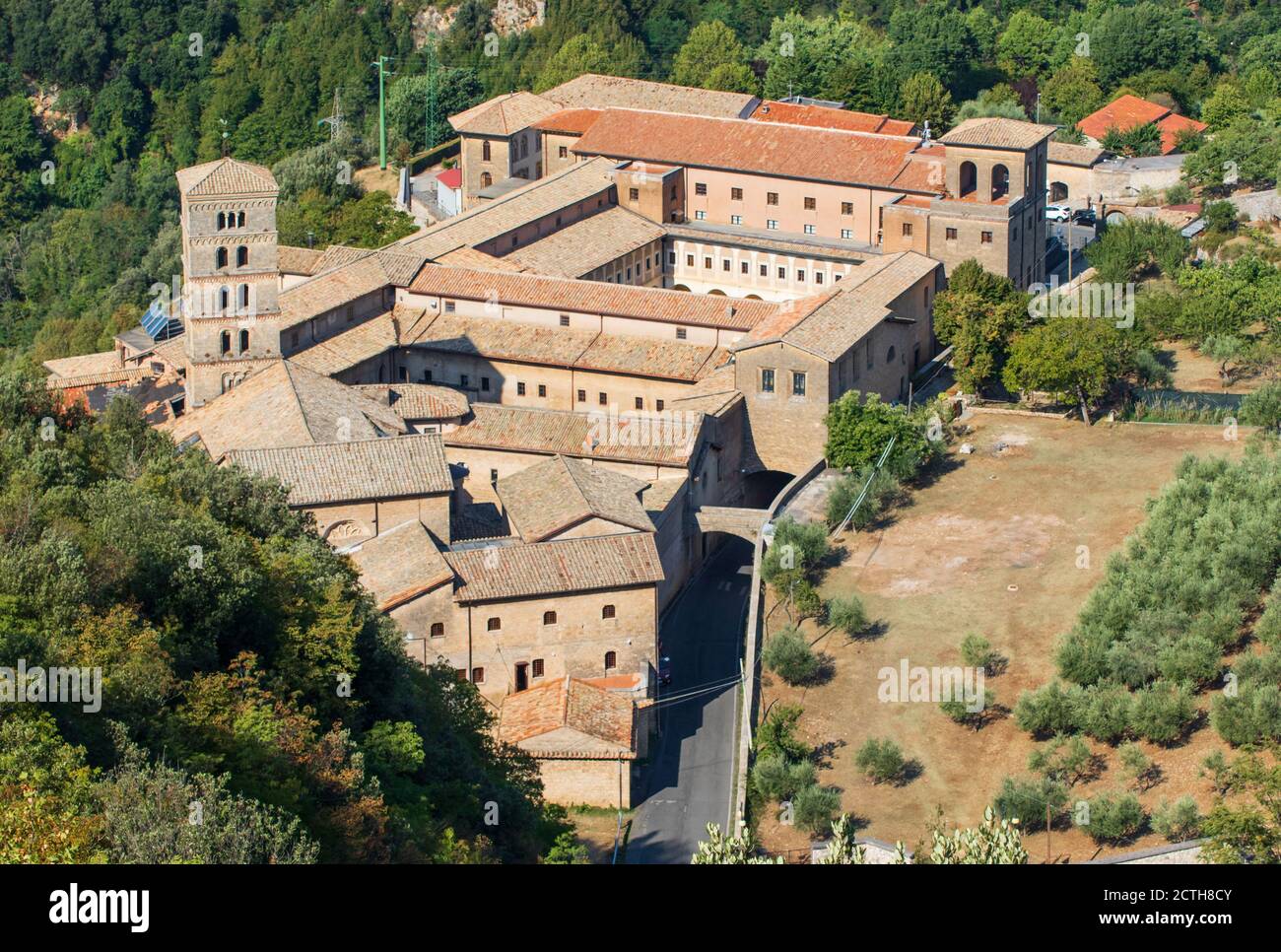 Subiaco, Italy - one of the 12 monasteries founded in Subiaco by ...