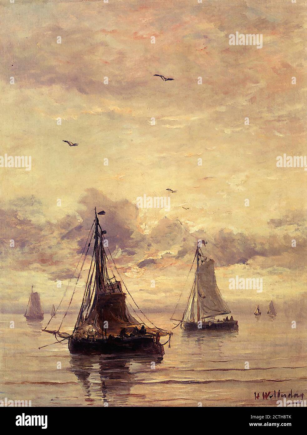 Hendrik willem mesdag dutch hi-res stock photography and images - Alamy