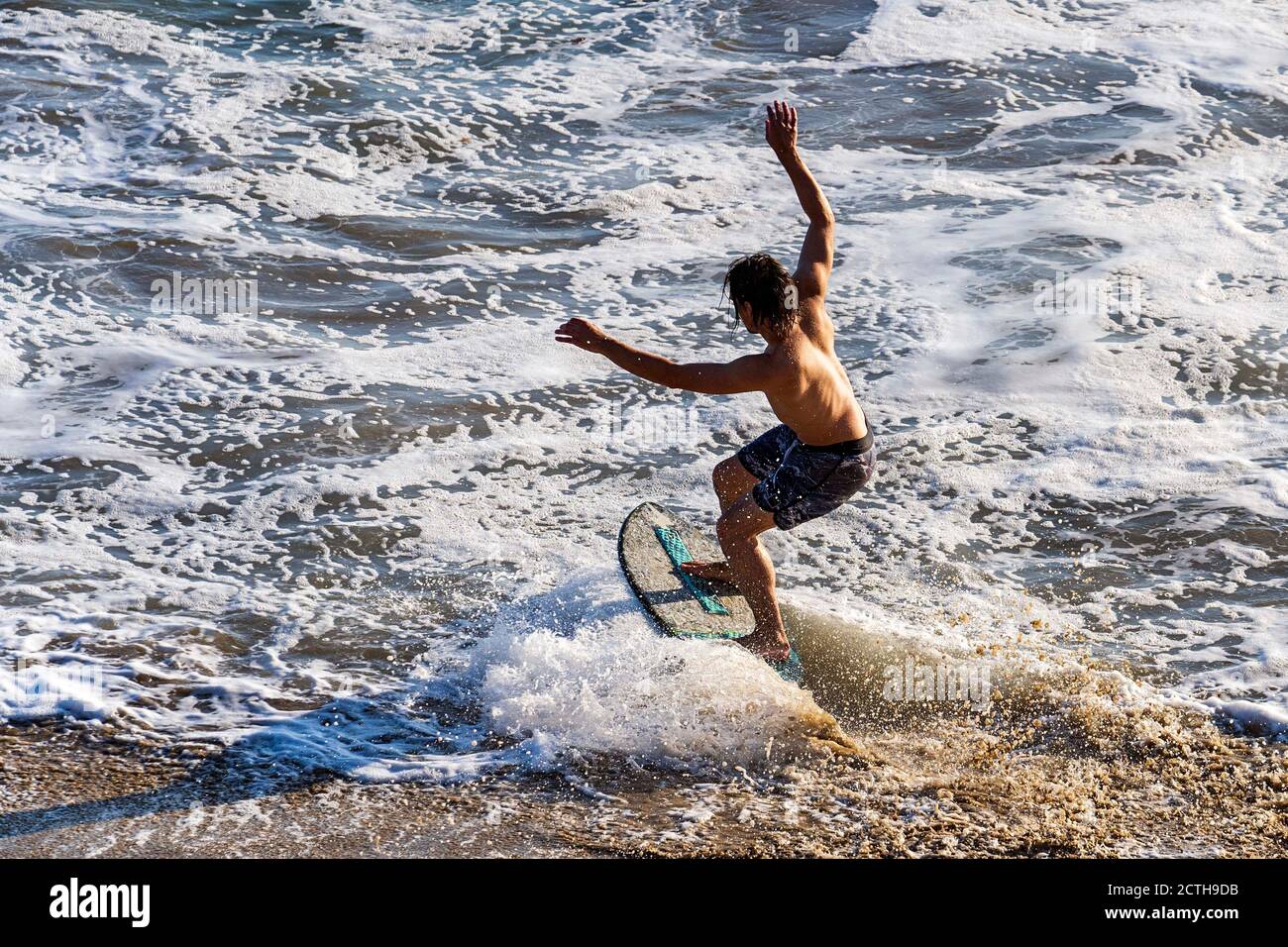 Zuma beach malibu surfing hi-res stock photography and images - Alamy