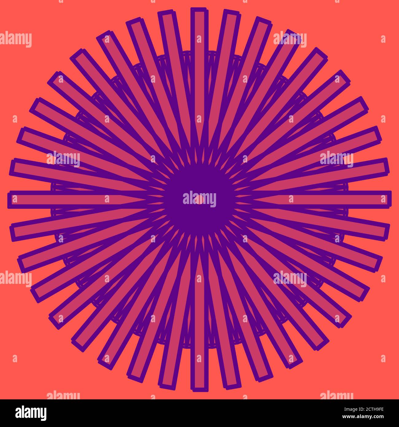 Colorful circular spikes design abstract images for multipurpose use ...