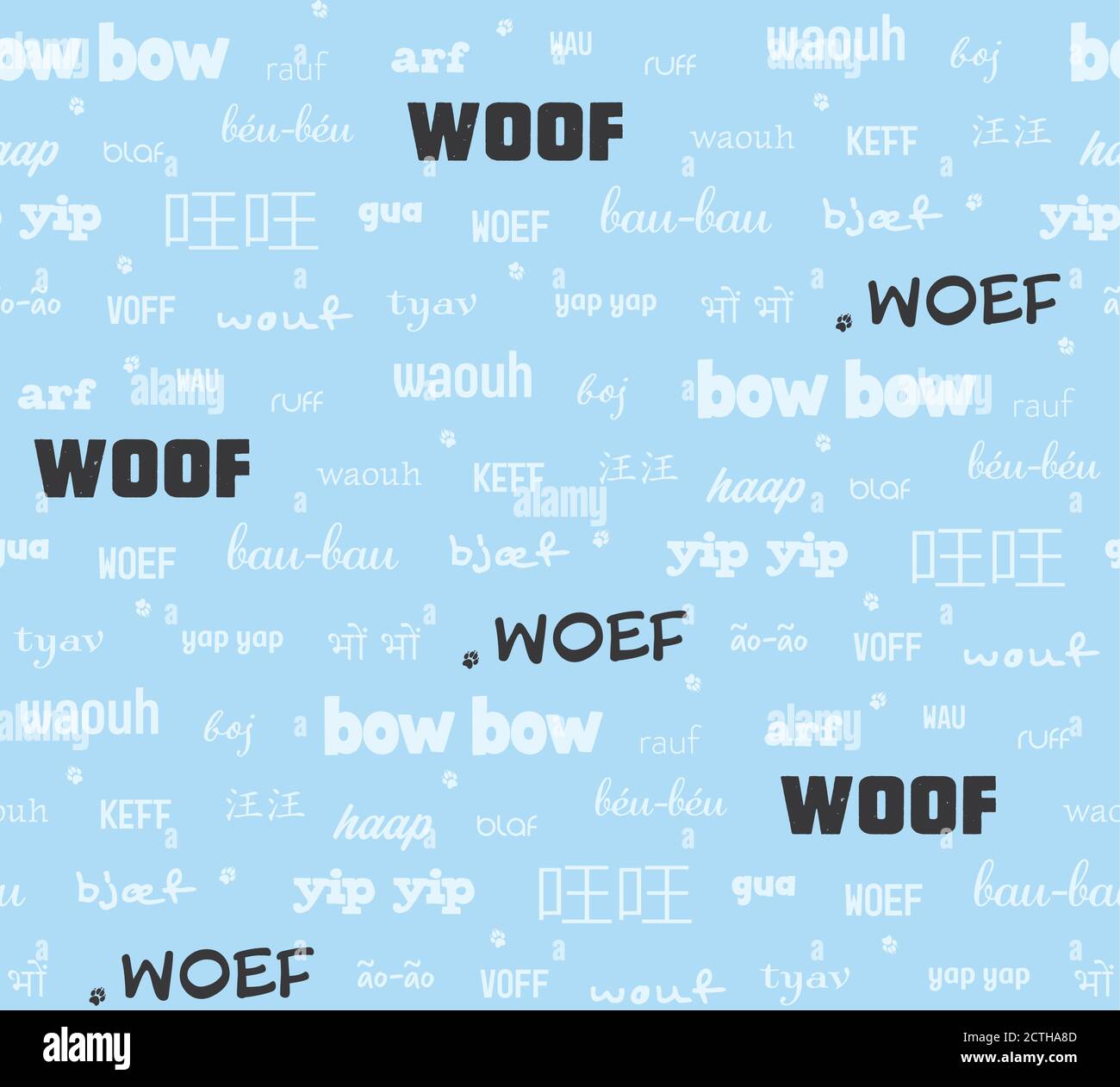 Barking dog sound Stock Vector Images - Alamy