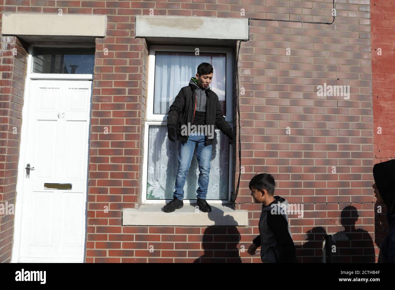Roma community in Page Hall Sheffield Stock Photo - Alamy