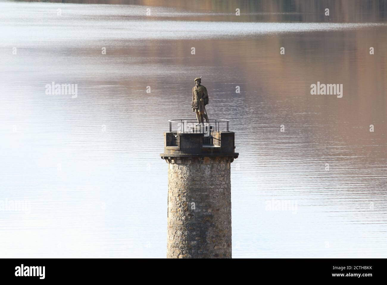 Glenfinnan Monument, Lochaber Scotland 1815, in tribute to the Jacobite ...