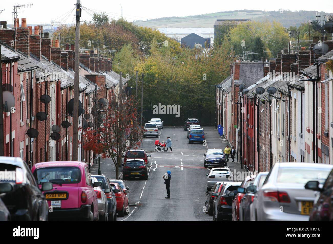 Roma community in Page Hall Sheffield Stock Photo - Alamy