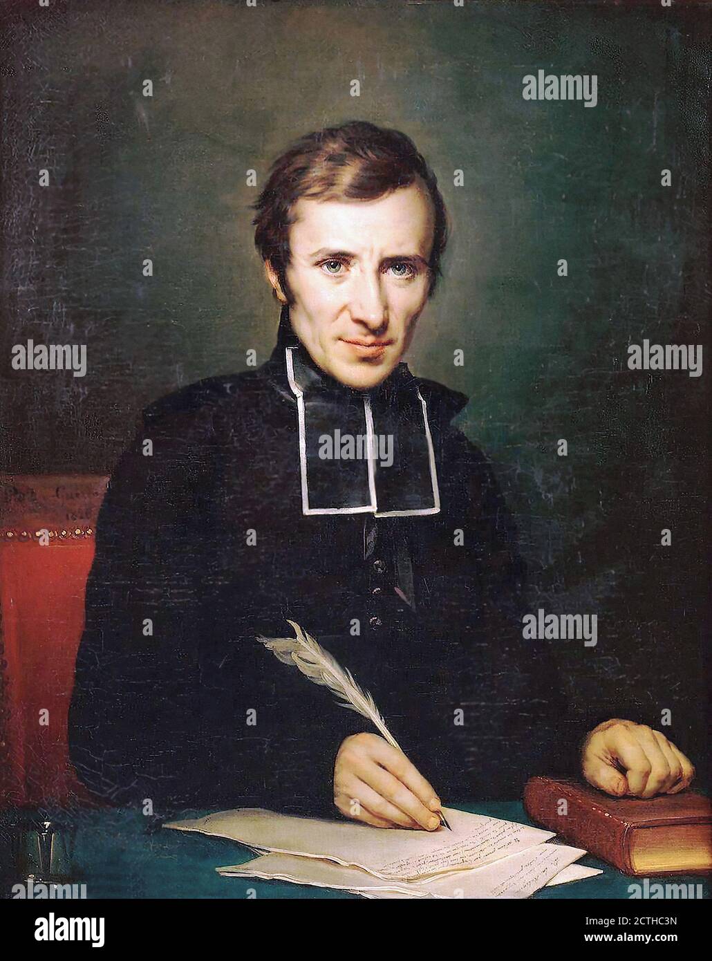 Scheffer Ary - Hugues Felicité Robert De Lamennais - Dutch School ...