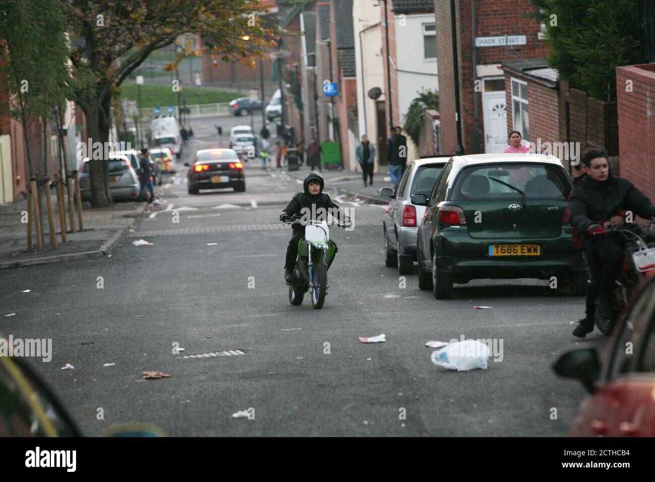 Roma community in Page Hall Sheffield Stock Photo - Alamy