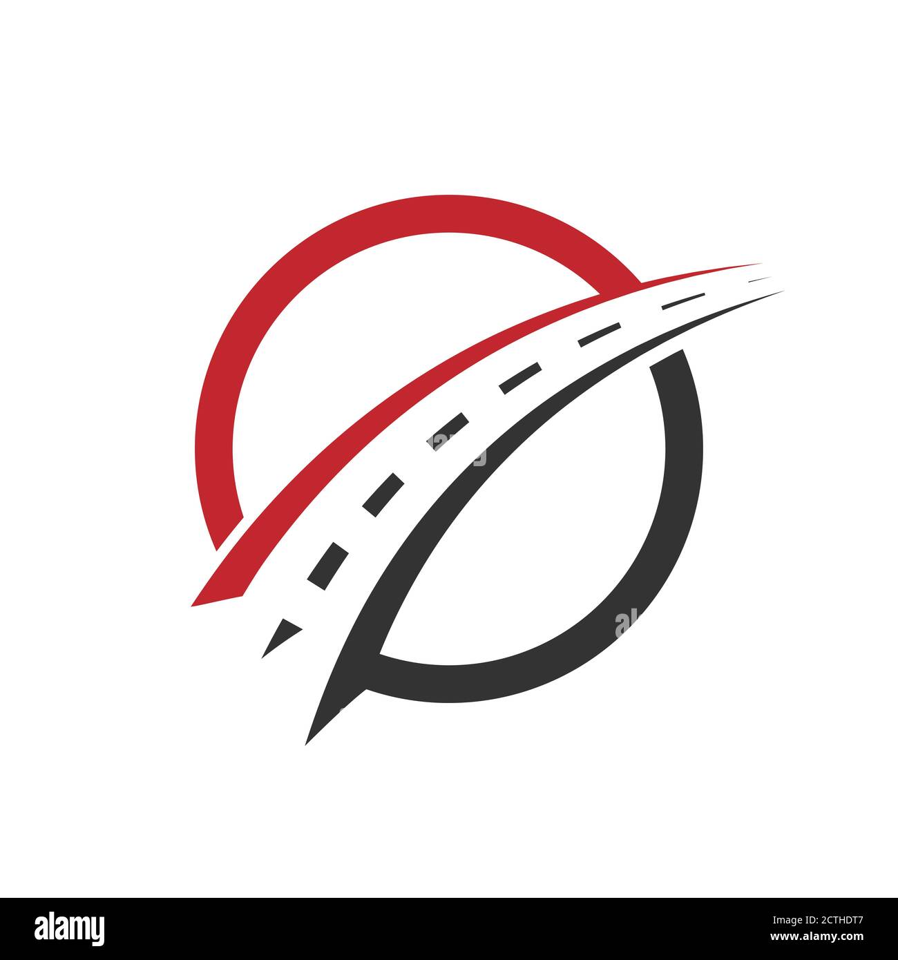 logo of the road. Simple vector illustration for an icon, logo, or logo ...