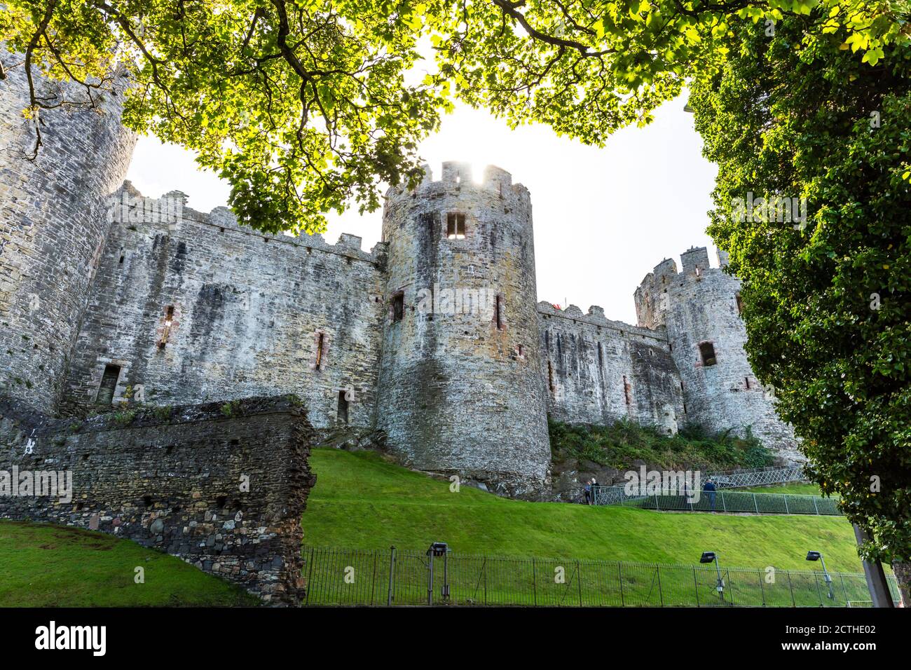 Conwy Castle, castle, Conwy, Conwy town, Conwy Wales, Wales, North ...