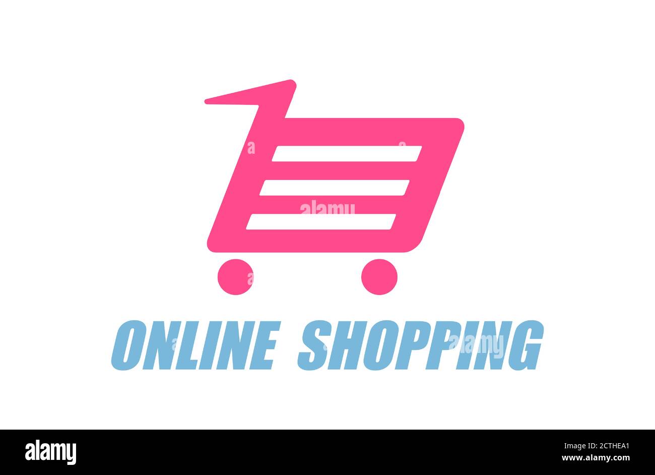 Online shopping sign Stock Vector Images - Alamy