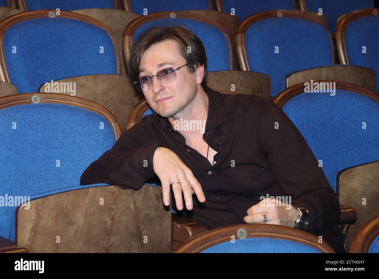 Actor Sergey Bezrukov,Актер Сергей Безруков Stock Photo - Alamy