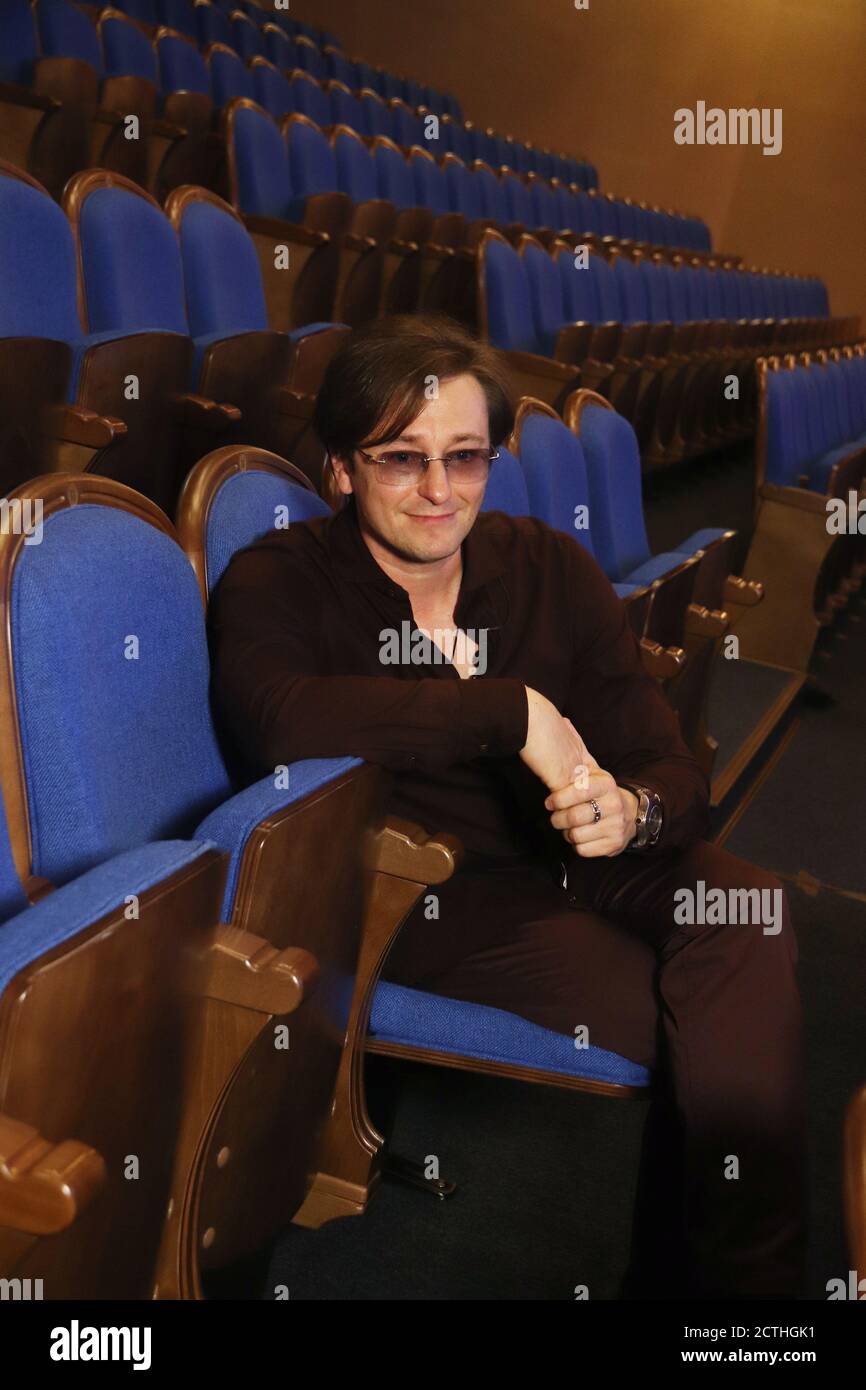 Actor Sergey Bezrukov,Актер Сергей Безруков Stock Photo - Alamy
