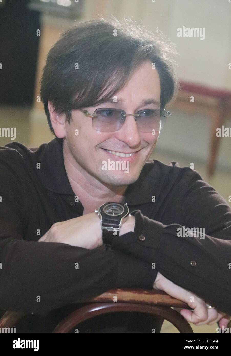 Actor Sergey Bezrukov,Актер Сергей Безруков Stock Photo - Alamy