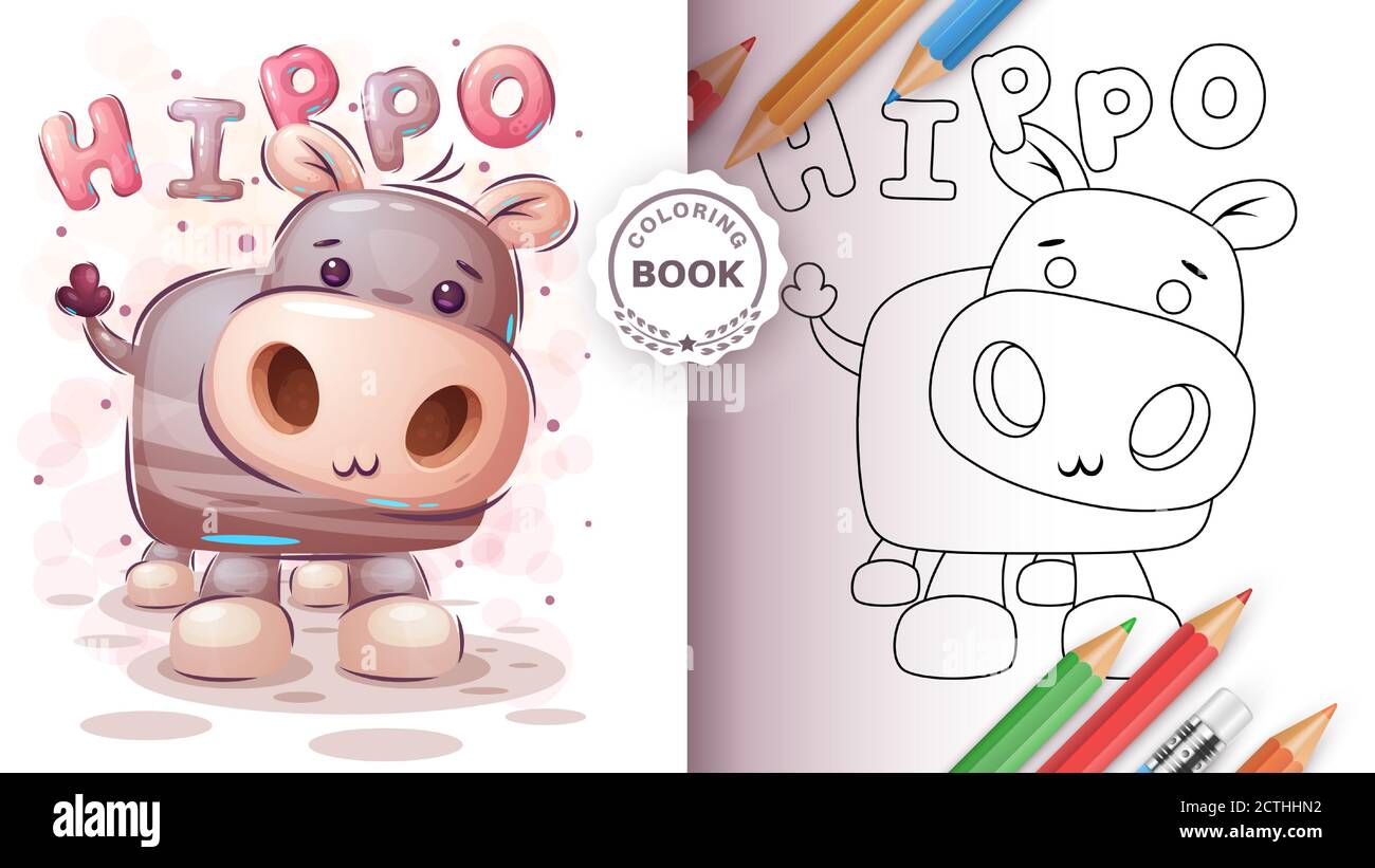 Child drawing in colouring Stock Vector Images - Alamy