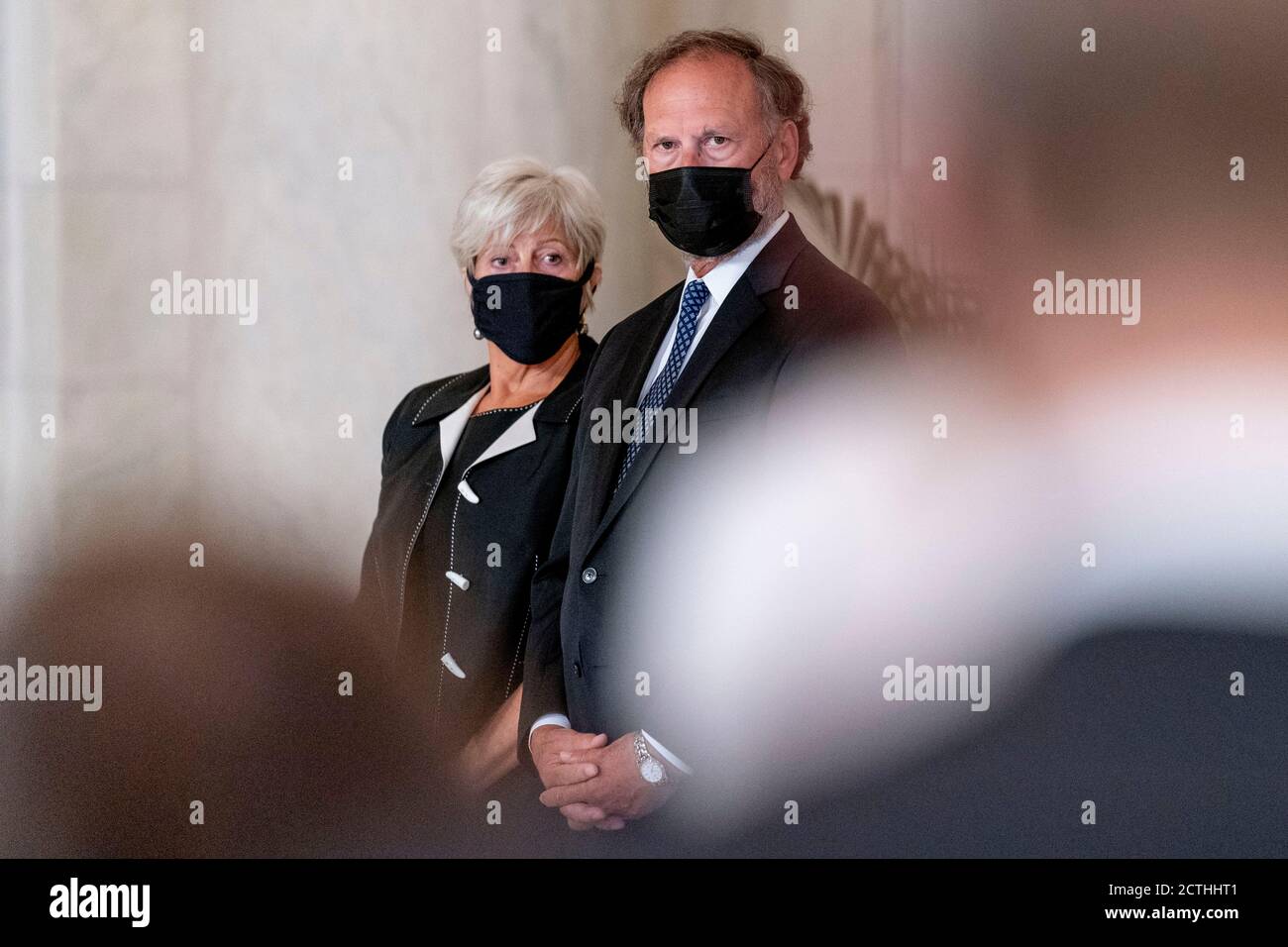 Justice Samuel Alito and his wife Martha-Ann stand during a private ...