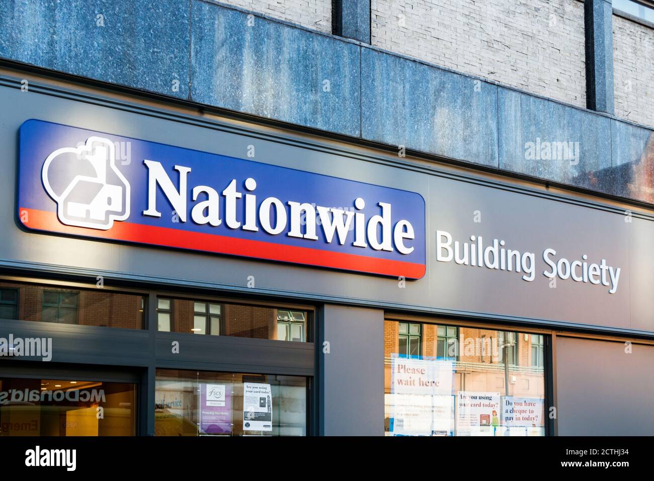 Nationwide building society bank banking retail branch exterior hi-res ...