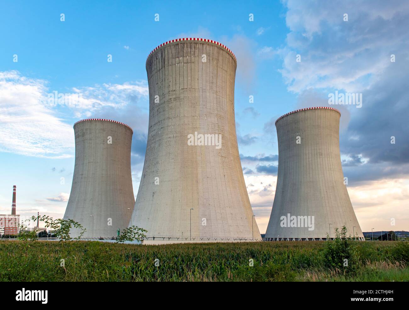 Natural draft wet cooling towers of Dukovany Nuclear Power Station ...