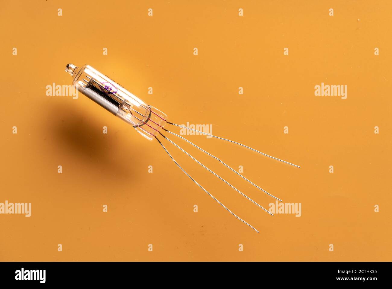 Vintage electronic radio tubes Stock Photo - Alamy