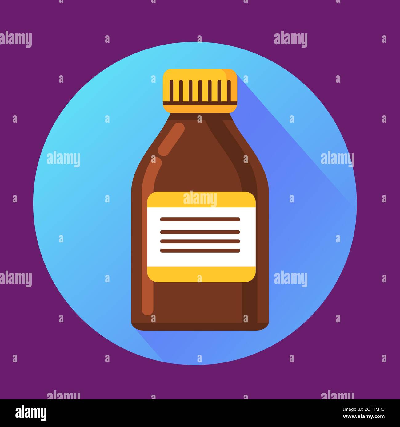 Medicine bottle icon.Pharmacy medication vector illustration in flat ...