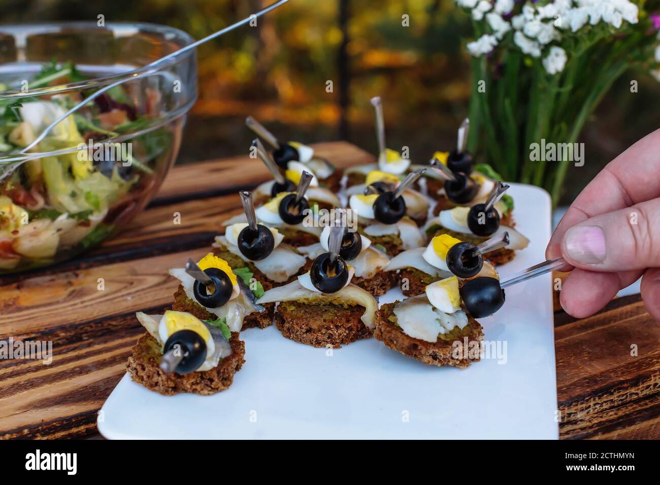 Light appetizer hi-res stock photography and images - Alamy