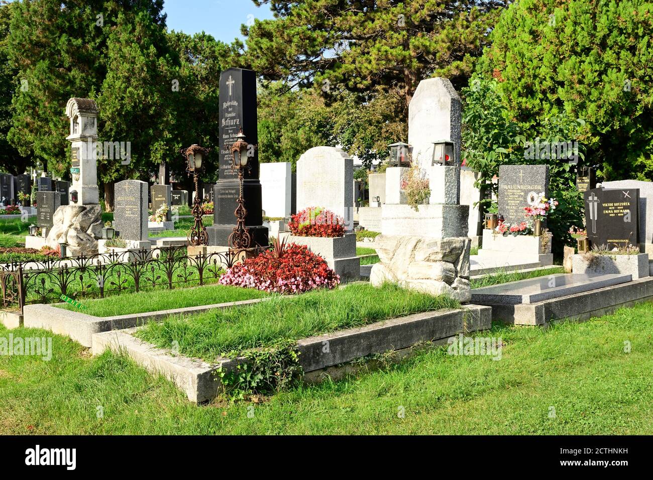 Vienna, Austria. The Vienna Central Cemetery Stock Photo - Alamy