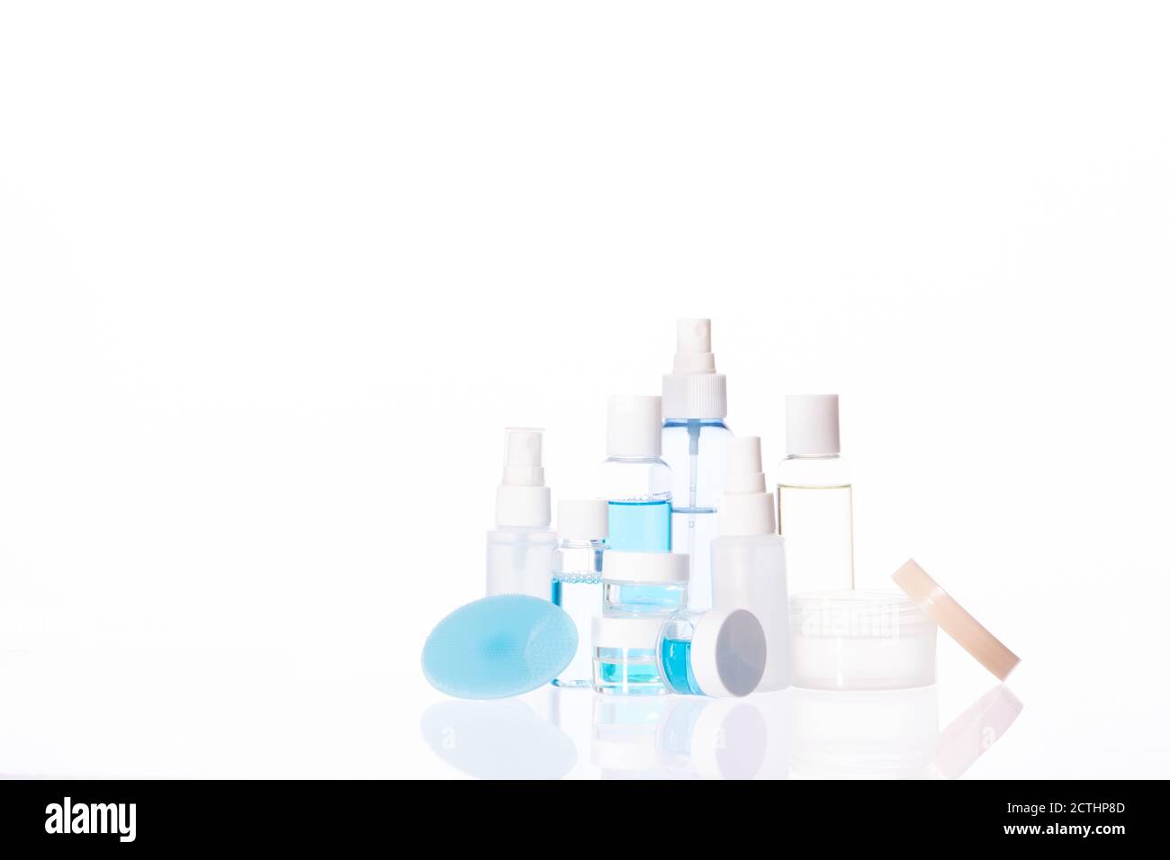 Home rejuvenation and moisturizing set. beauty care cosmetic liquids ...