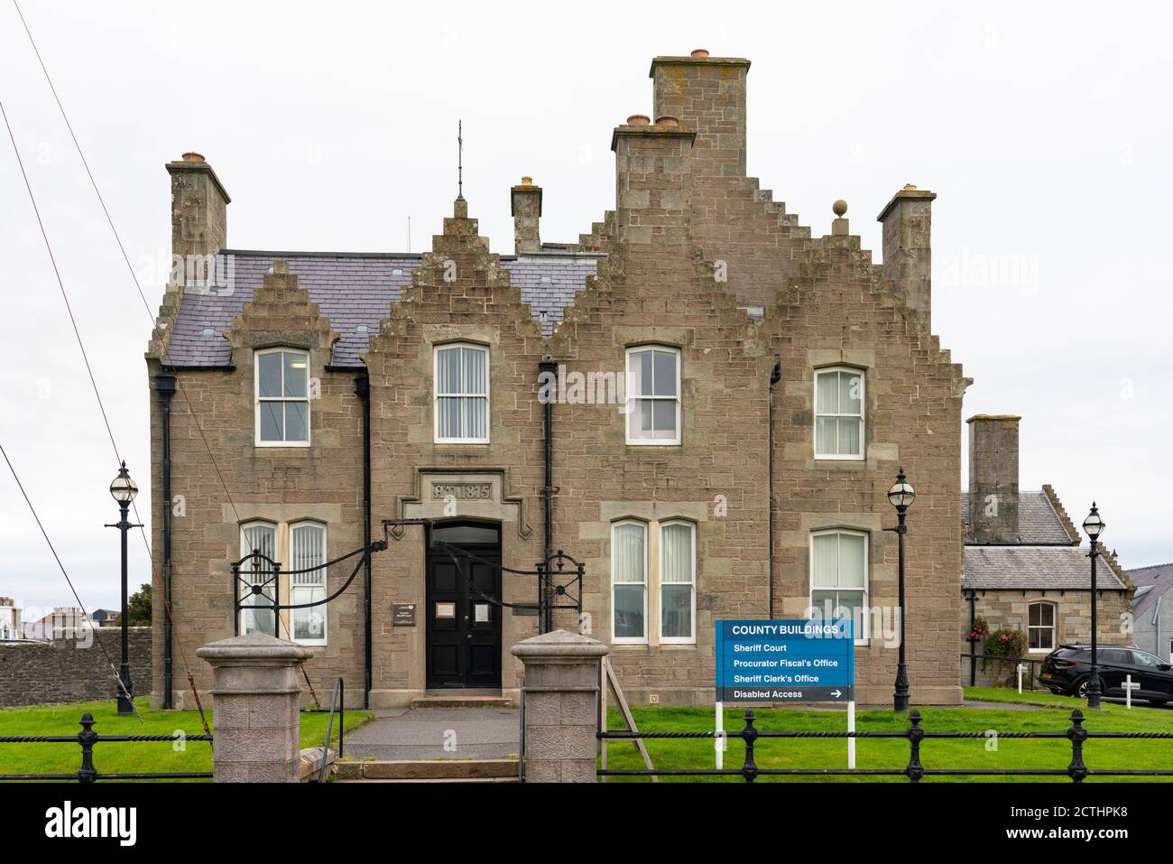 Exterior of County buildings housing Sheriff Court and Procurator ...