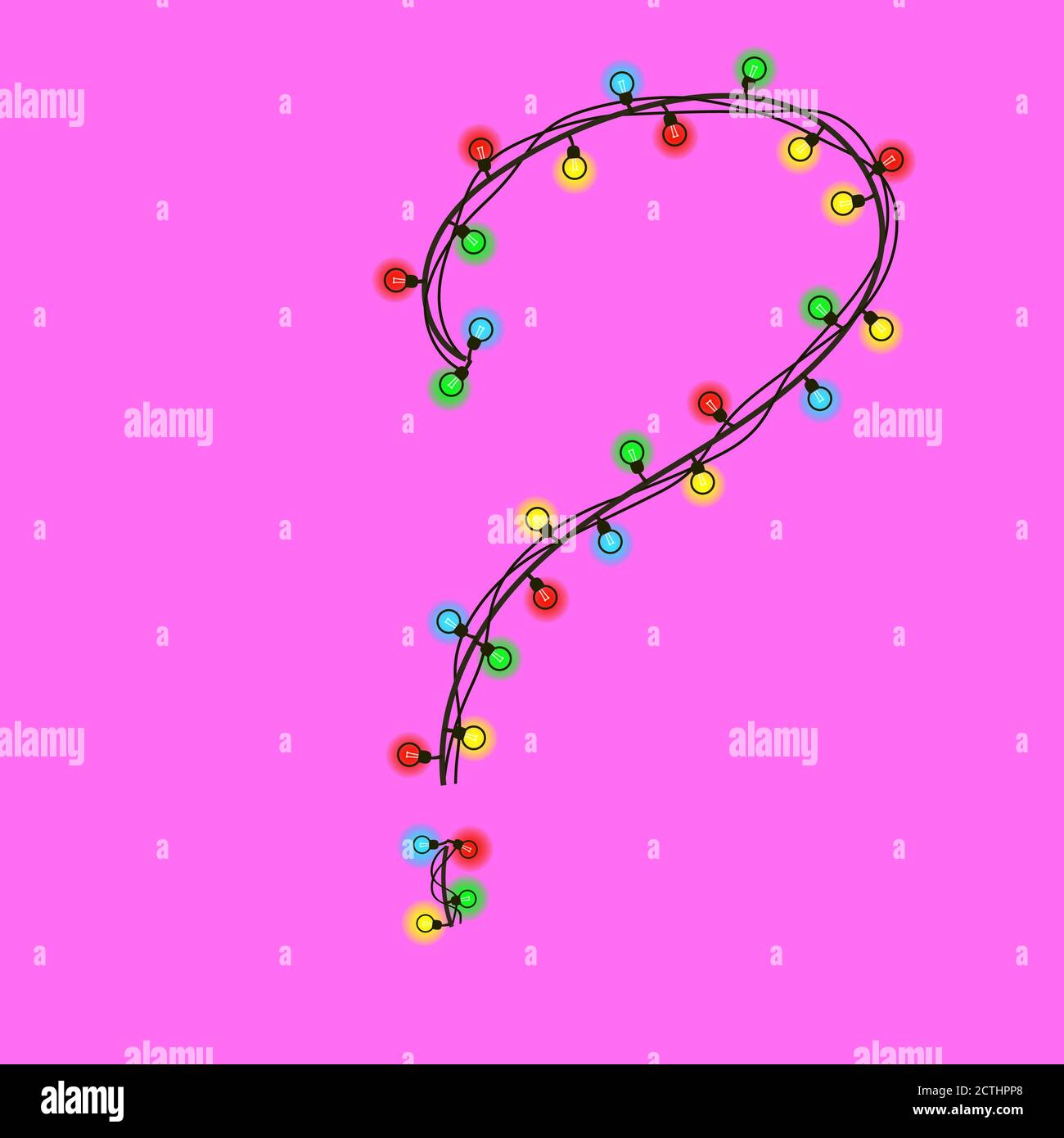 Pink question symbol isolated on hi-res stock photography and images ...