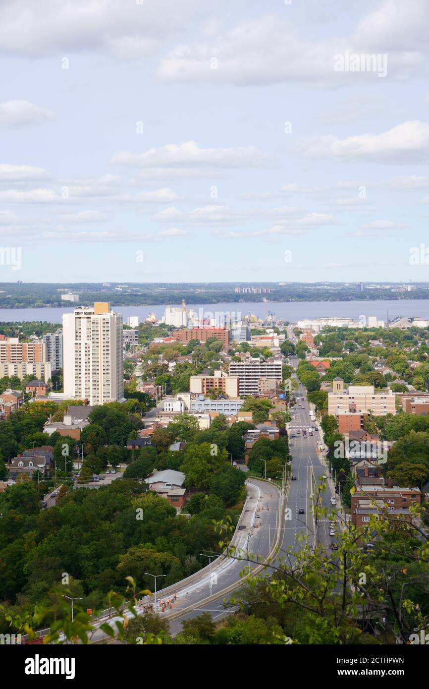 Hamilton Skyline view from Sam Lawrence park Stock Photo - Alamy
