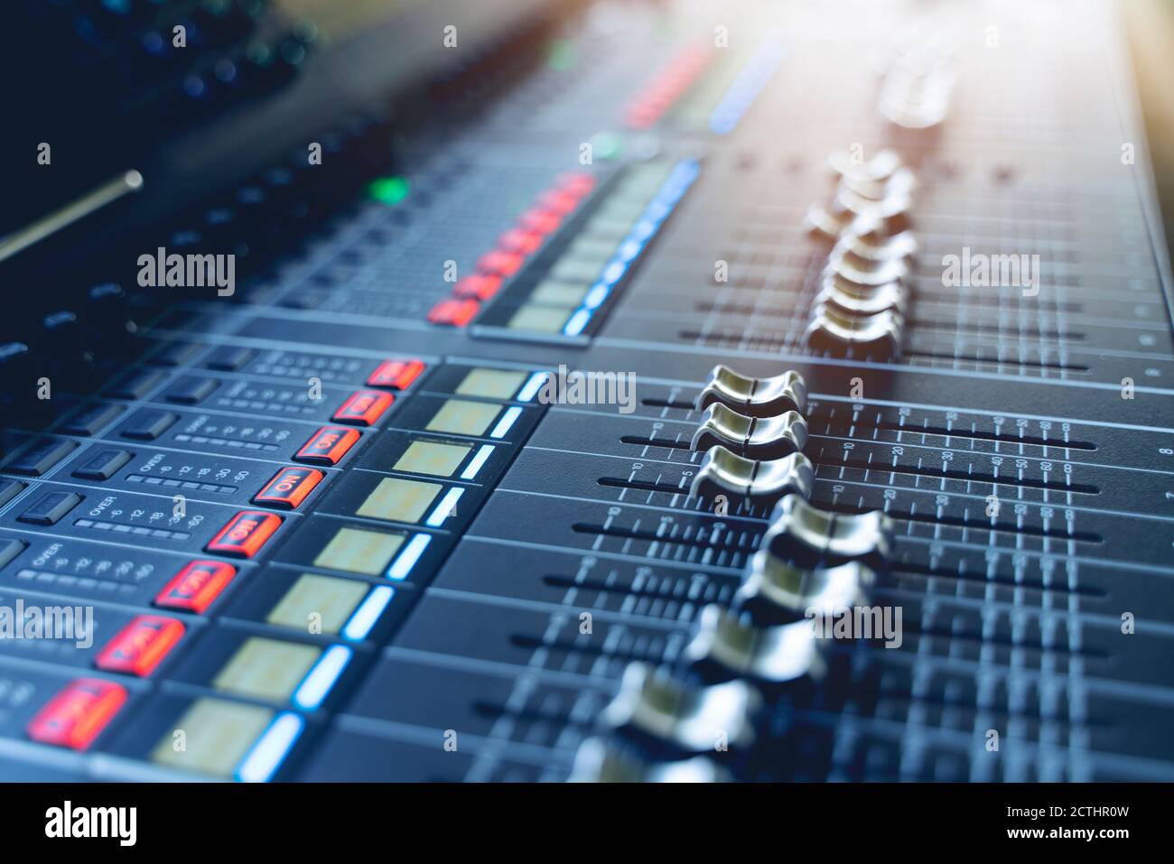professional concert mixing console is equipped with high-precision and ...