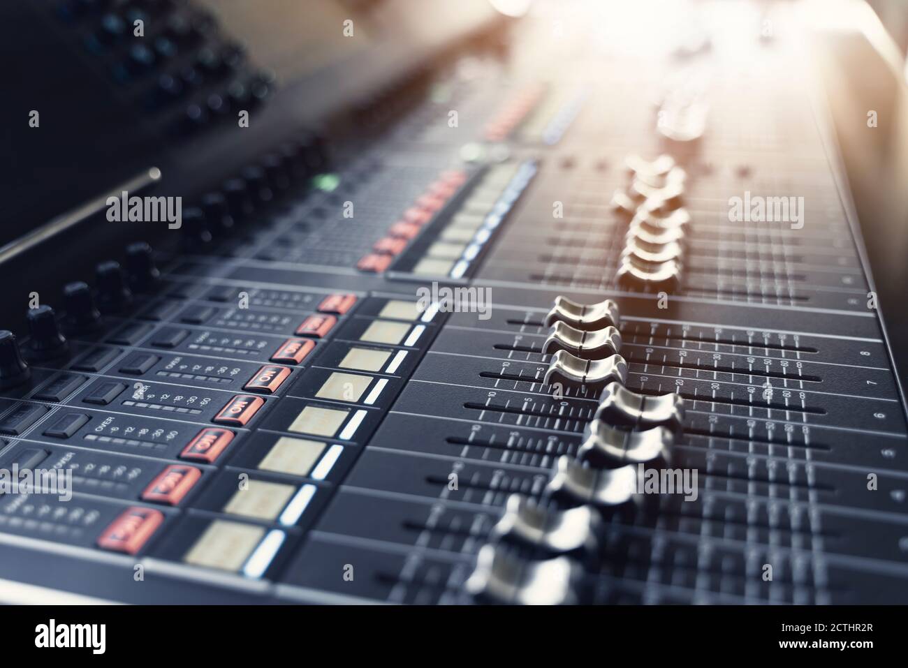 professional concert mixing console is equipped with high-precision and ...