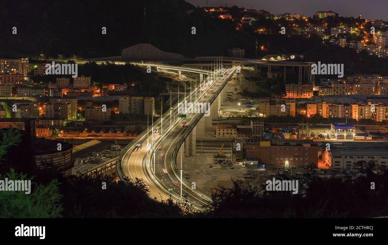 The new San Giorgio bridge in Genoa, Italy Stock Photo - Alamy